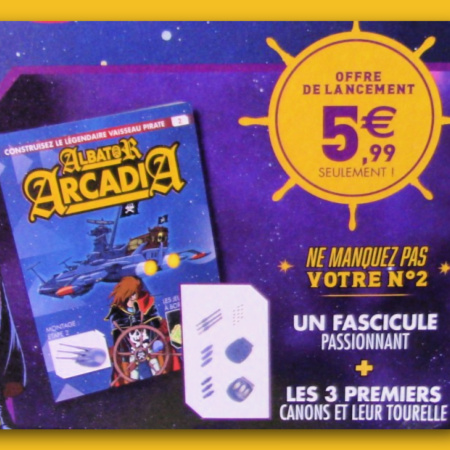 Collection Hachette Albator vaisseau Arcadia à construire